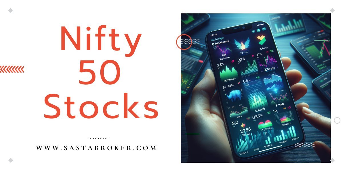Nifty 50 Stock List | Sastabroker.com